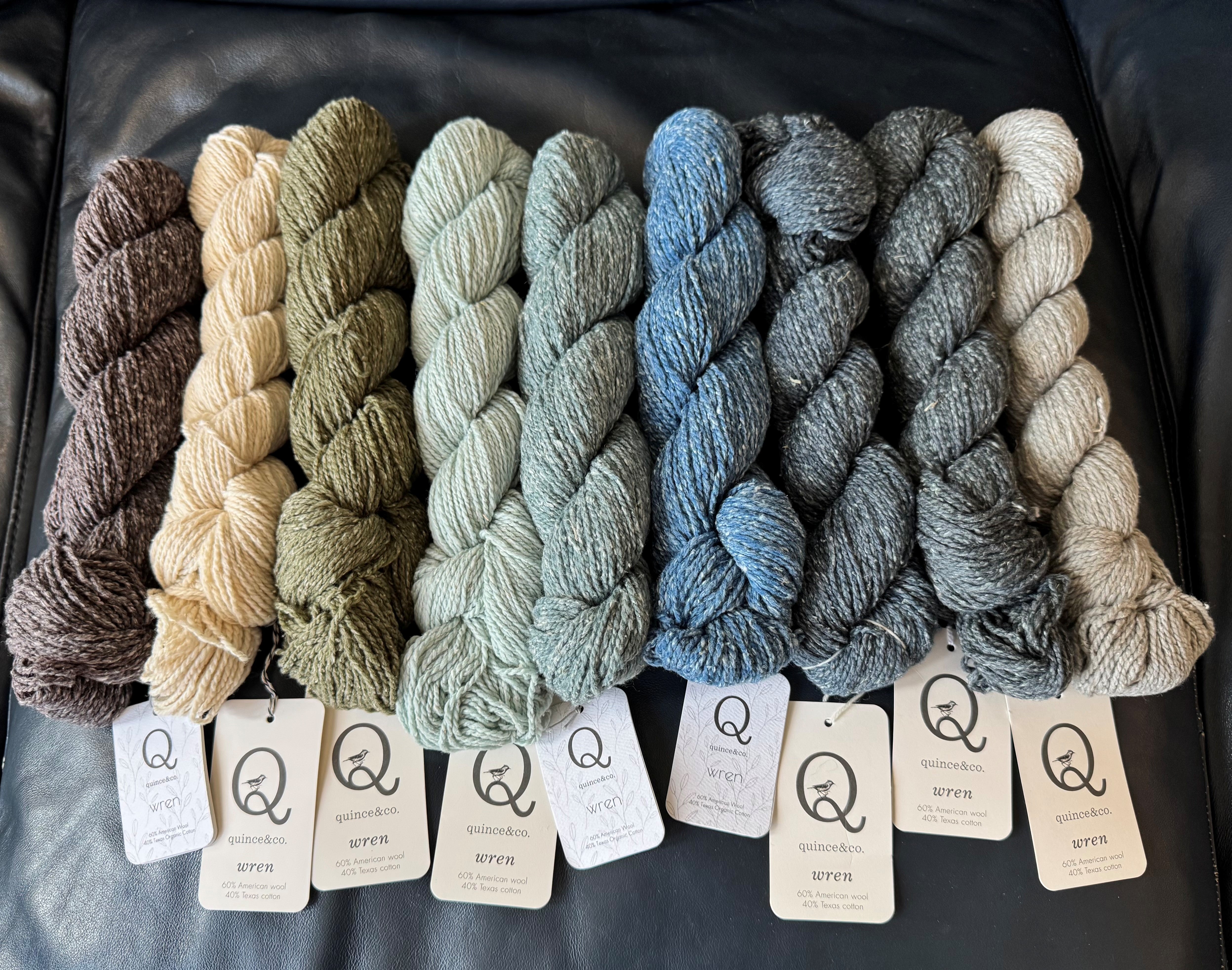 Quince & Co Wren $11 DK Weight 60%USWool & 40%USOrganicCotton ...